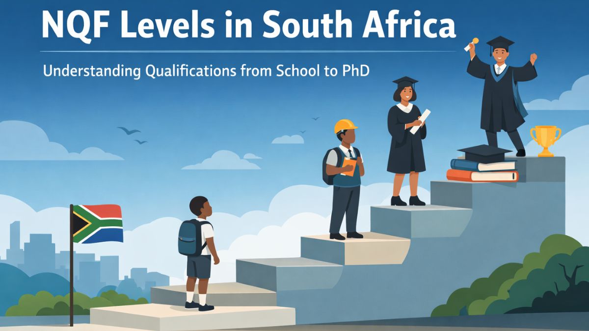 NQF Levels for Certificates and Diplomas in South Africa (1–6)